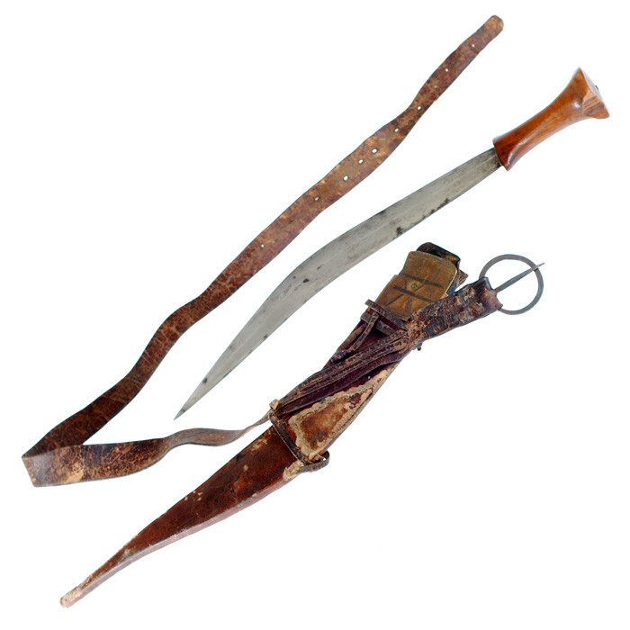 SOLD – Historic African Afar Gile Knife with Sheath – Buy – Collect – Sell
