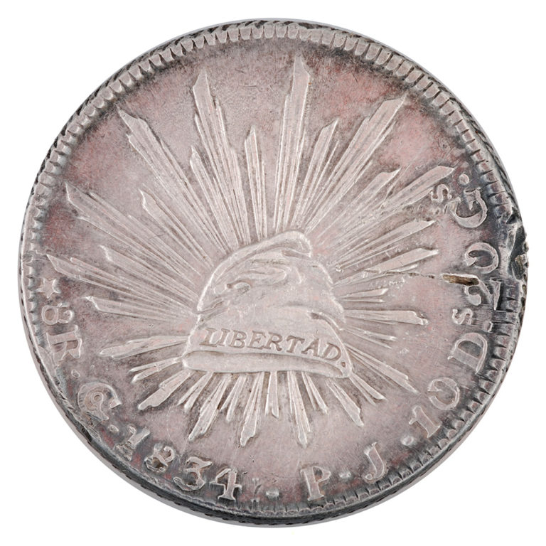 Mexico 8 Reales 1834 VF – Buy – Collect – Sell