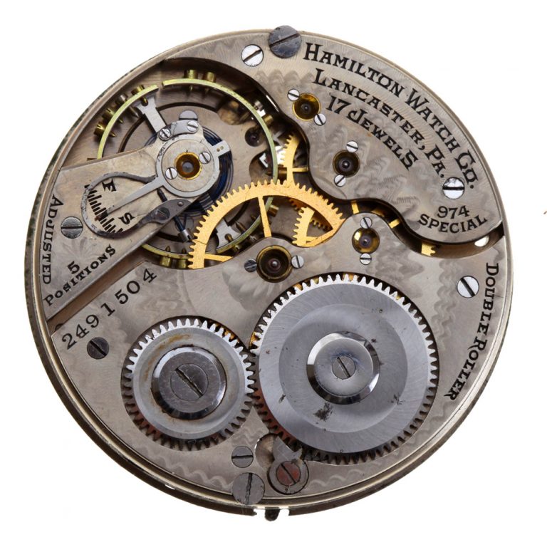 Hamilton 16s 17j Grade 974 Adjusted Openface Lever Set Movement – Buy ...