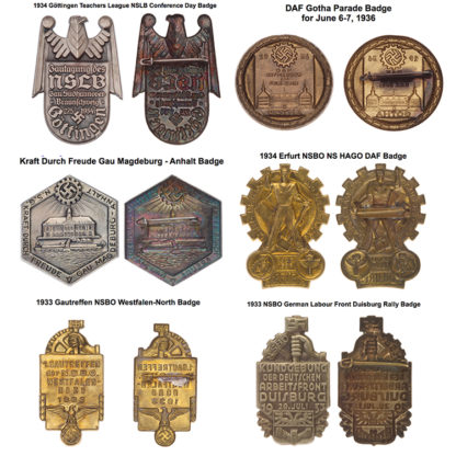 DAF – Deutsche ArbeitsFront – The German Labor Front Badges – Tinnies c ...