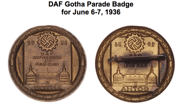 DAF – Deutsche ArbeitsFront – The German Labor Front Badges – Tinnies c ...